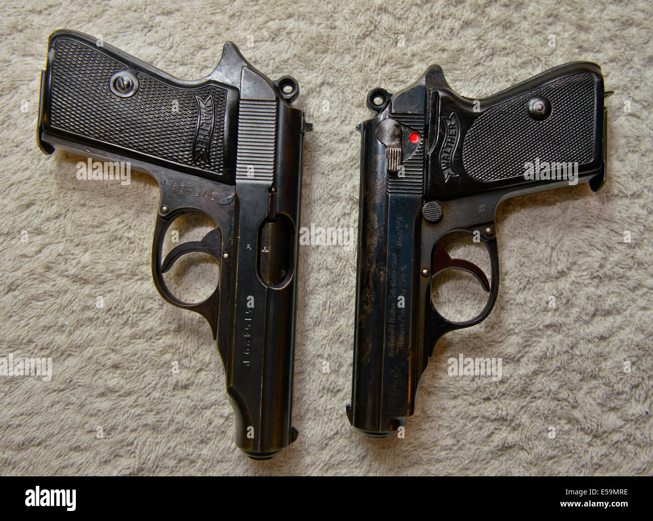 Picture By:Jules Annan Picture Shows:Nazi SS and Police issued Walther ...