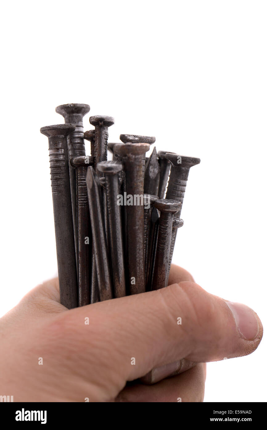 Small sharp nails hi-res stock photography and images - Alamy