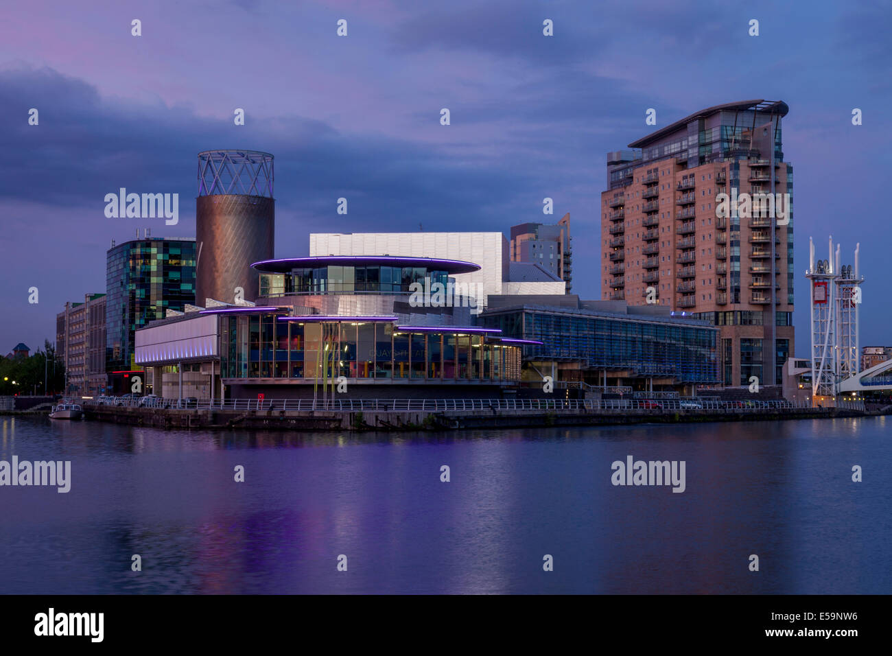 Salford Quays, Manchester, England Stock Photo - Alamy