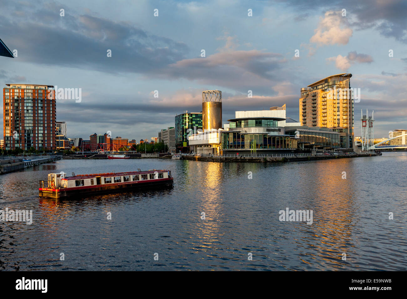 Salford Quays, Manchester, England Stock Photo - Alamy