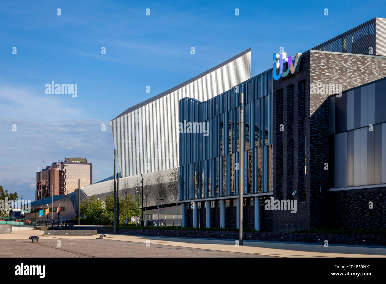 ITV Studios, Salford Quays, Manchester, England Stock Photo - Alamy