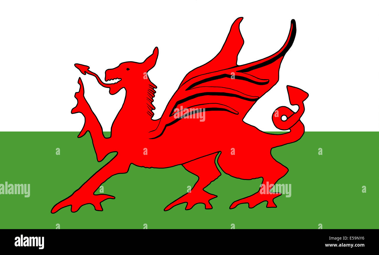Wales flag hi-res stock photography and images - Alamy