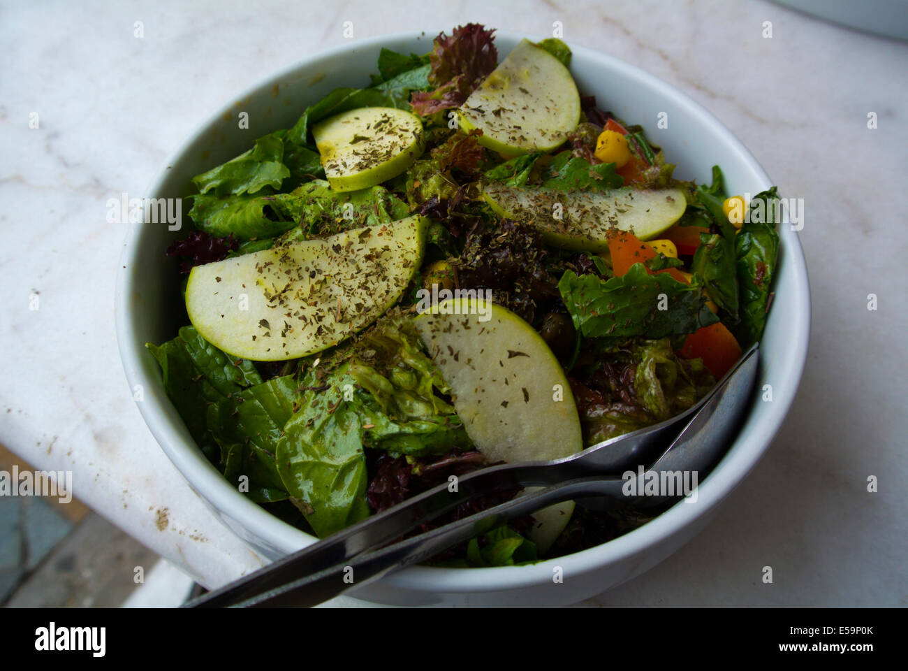 Mixed salad, Koukos restaurant, Rhodes town, Rhodes island, Dodecanese ...