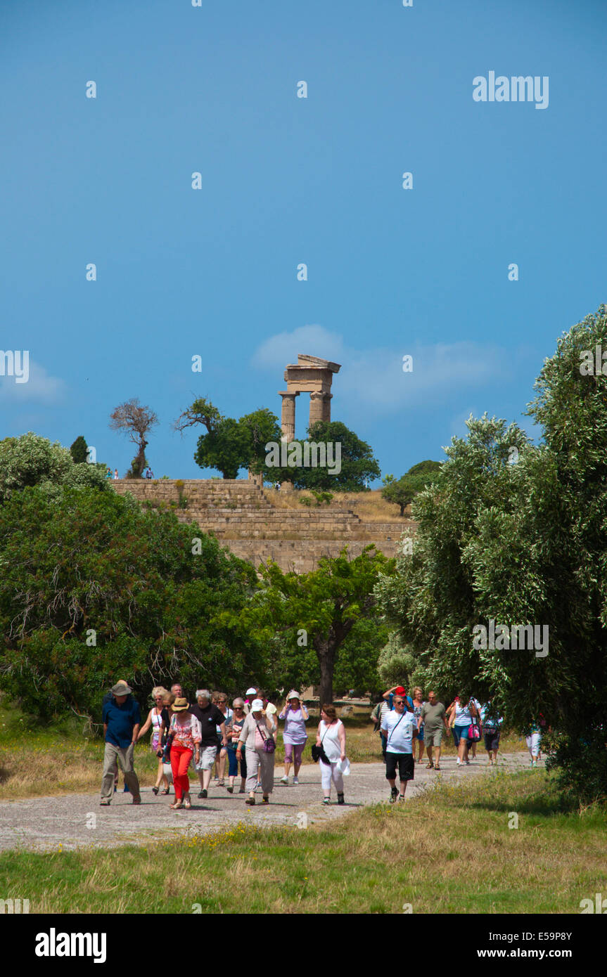 Monte smith acropolis of rhodes hi-res stock photography and images - Alamy