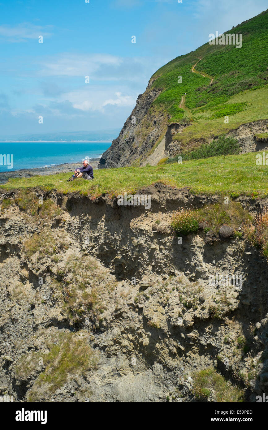 Ceredigion coast path aberystwyth hi-res stock photography and images ...