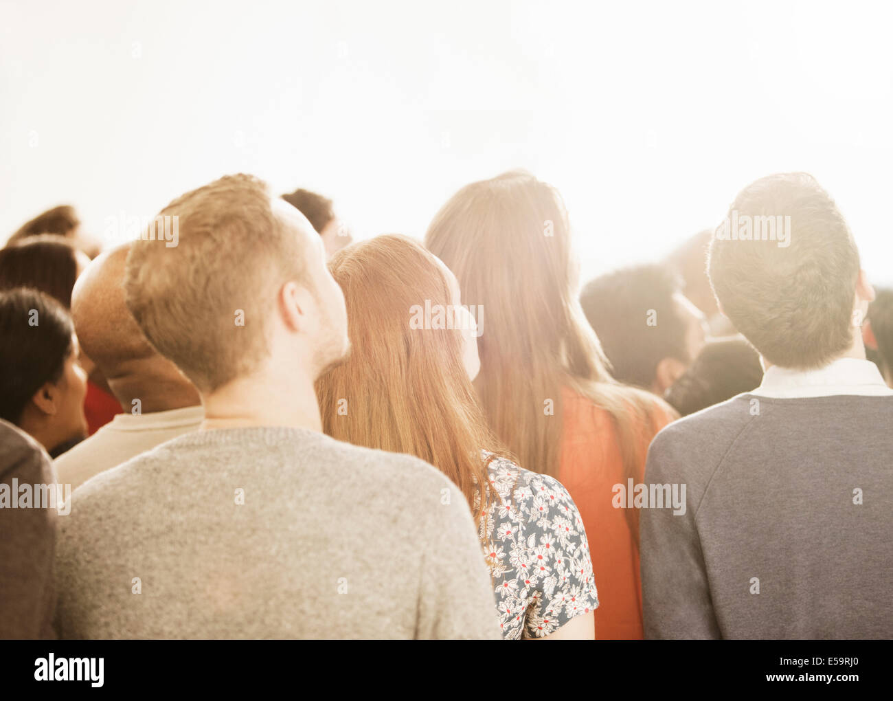 Business people looking up Stock Photo - Alamy
