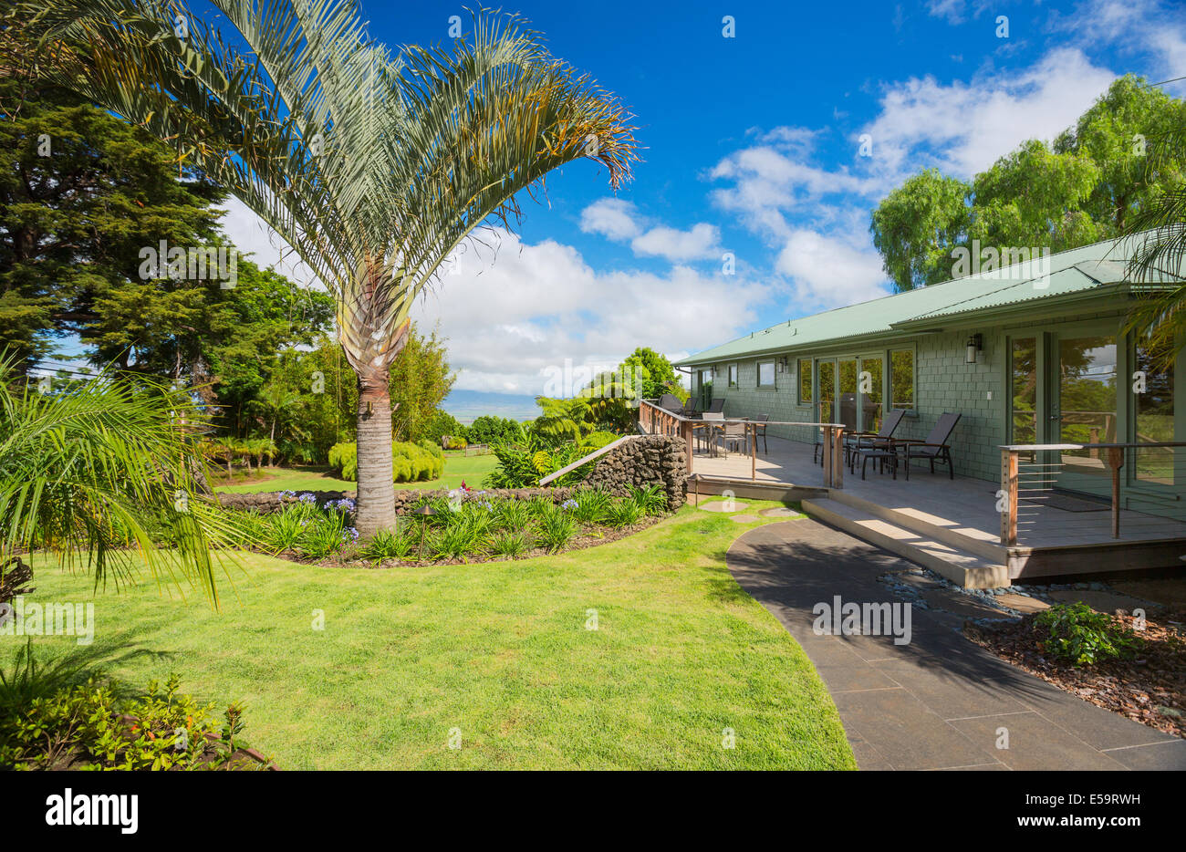 Home modern grass roof hi-res stock photography and images - Alamy
