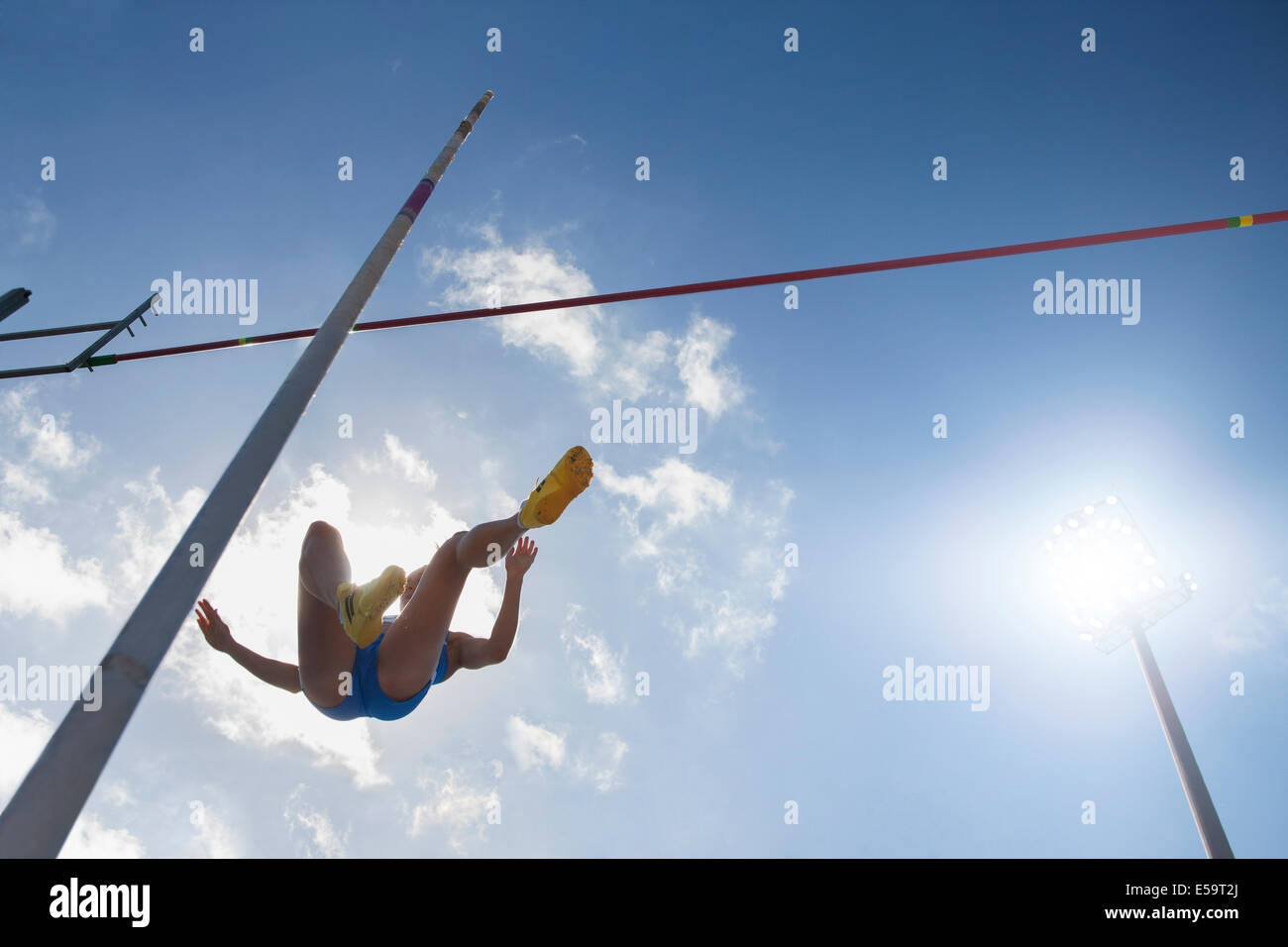 Pole vaulter hi-res stock photography and images - Alamy