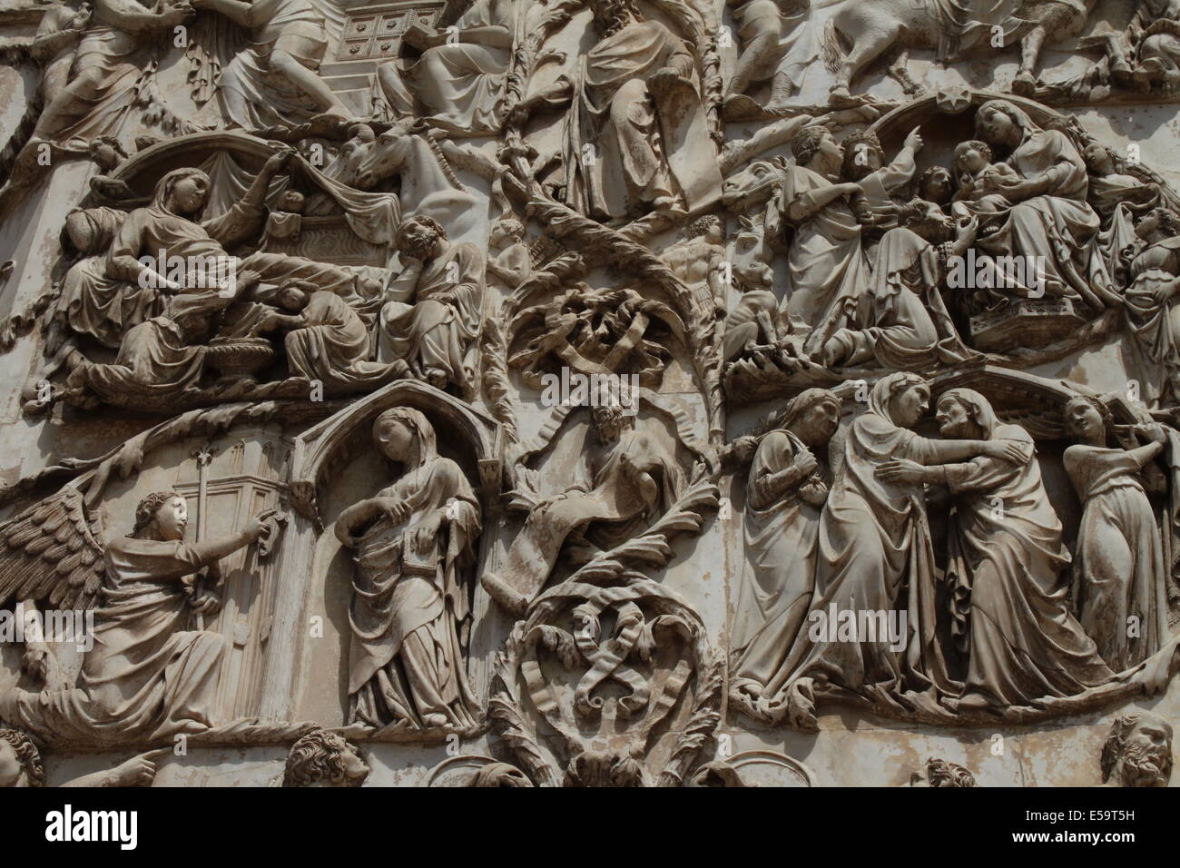 Detail of a bas-relief Stock Photo - Alamy