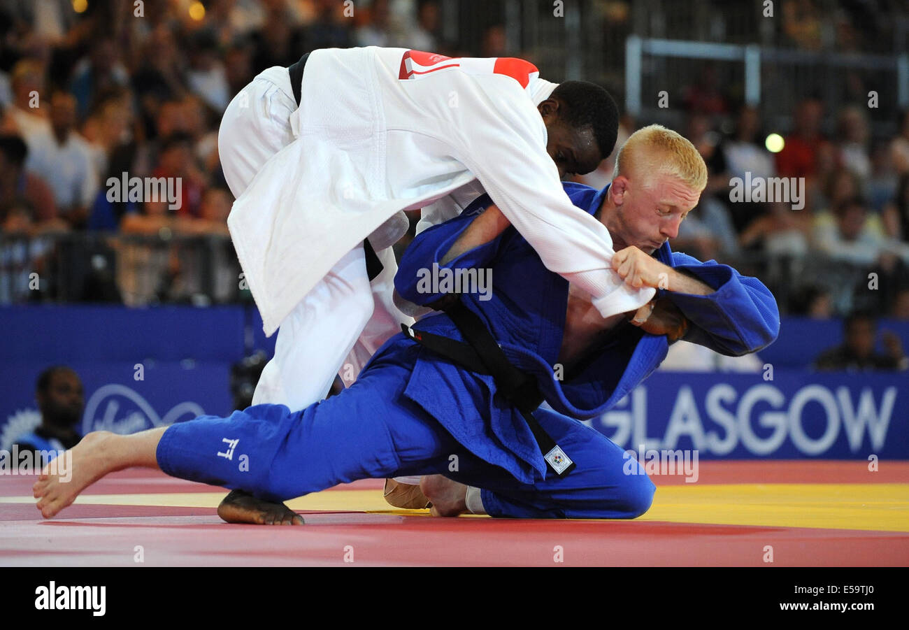 JAMES MILLER (BLUE) & MATHEWS MENS JUDO SECC GLASGOW SCOTLAND 24 July ...