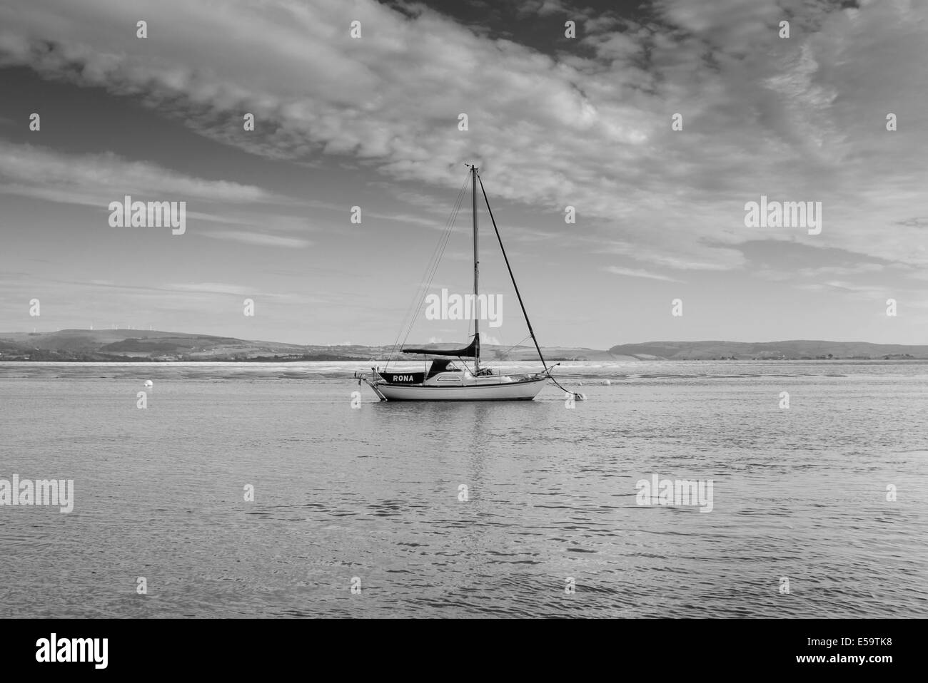 Sailing boat Black and White Stock Photos & Images - Alamy