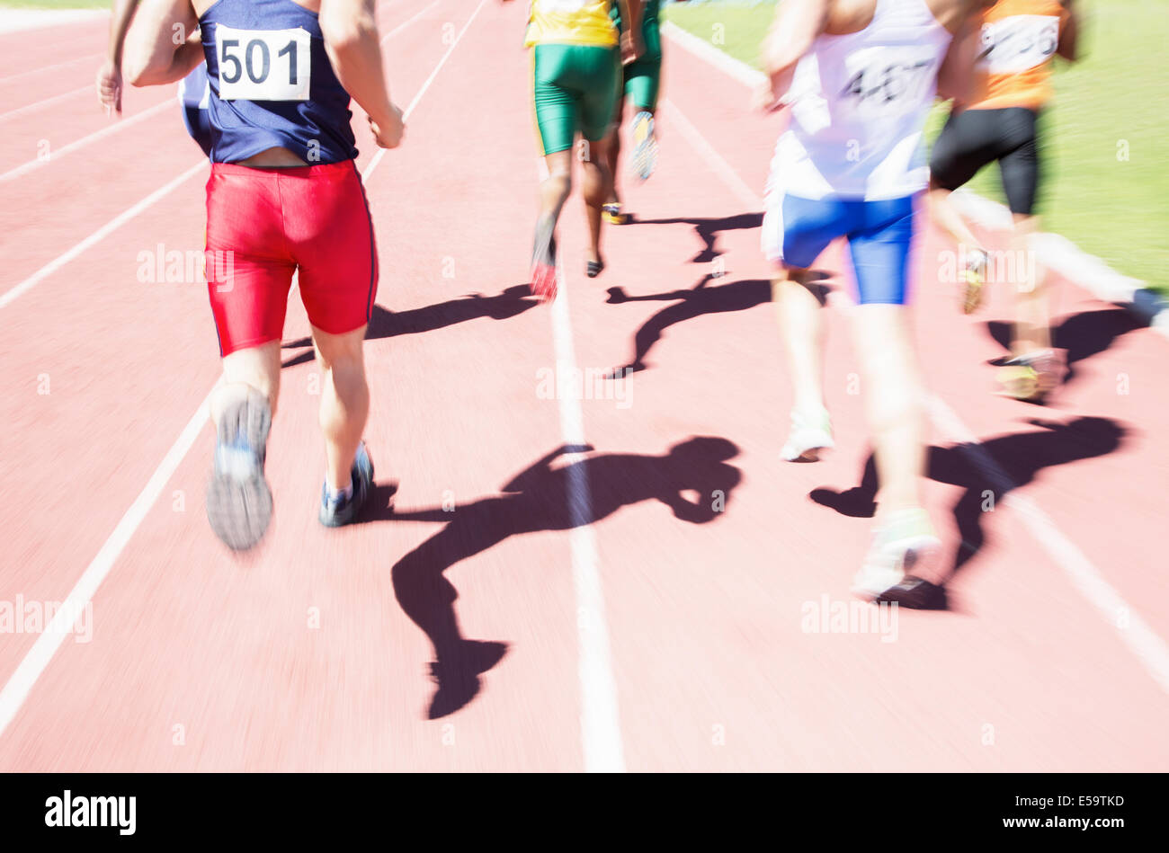Accelerating runners hi-res stock photography and images - Alamy