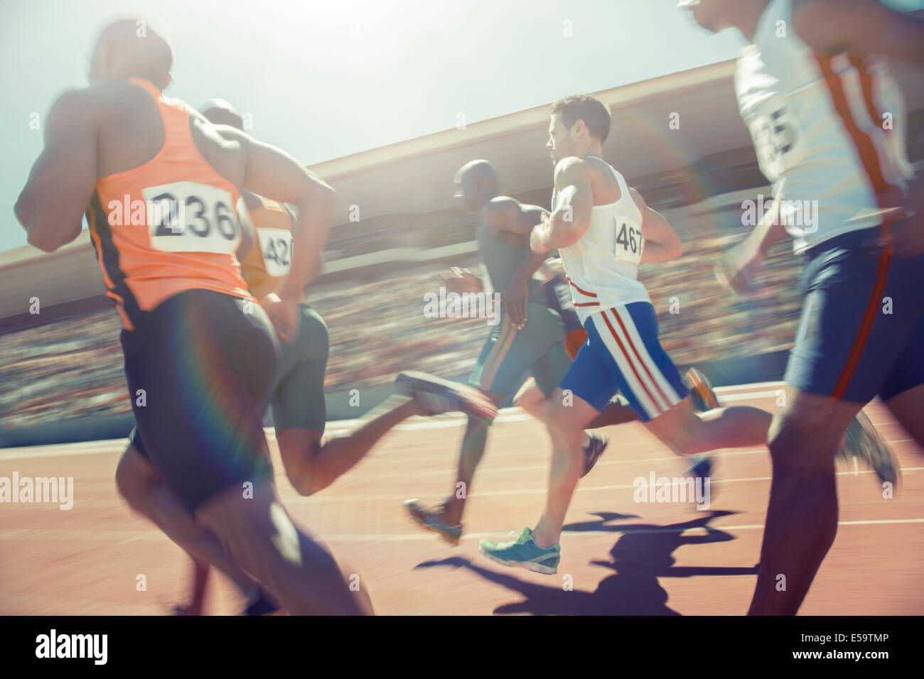 Accelerating runners hi-res stock photography and images - Alamy