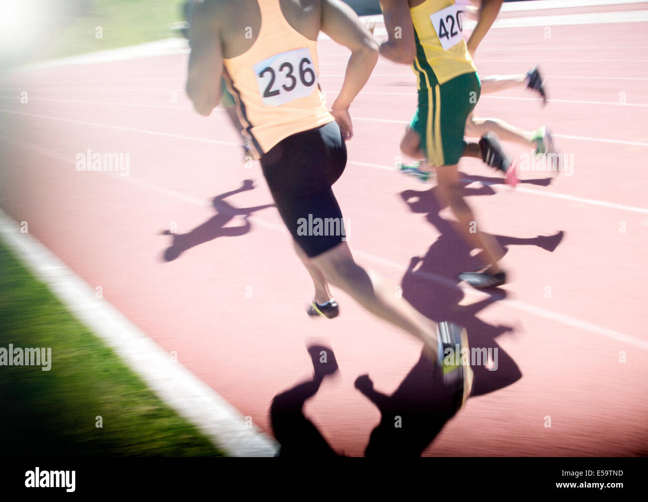 Accelerating runners hi-res stock photography and images - Alamy