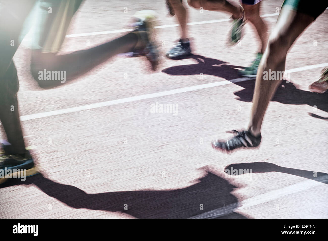 Close up runners leg hi-res stock photography and images - Alamy