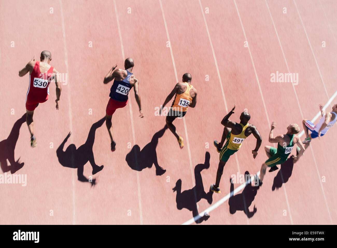 Accelerating runners hi-res stock photography and images - Alamy