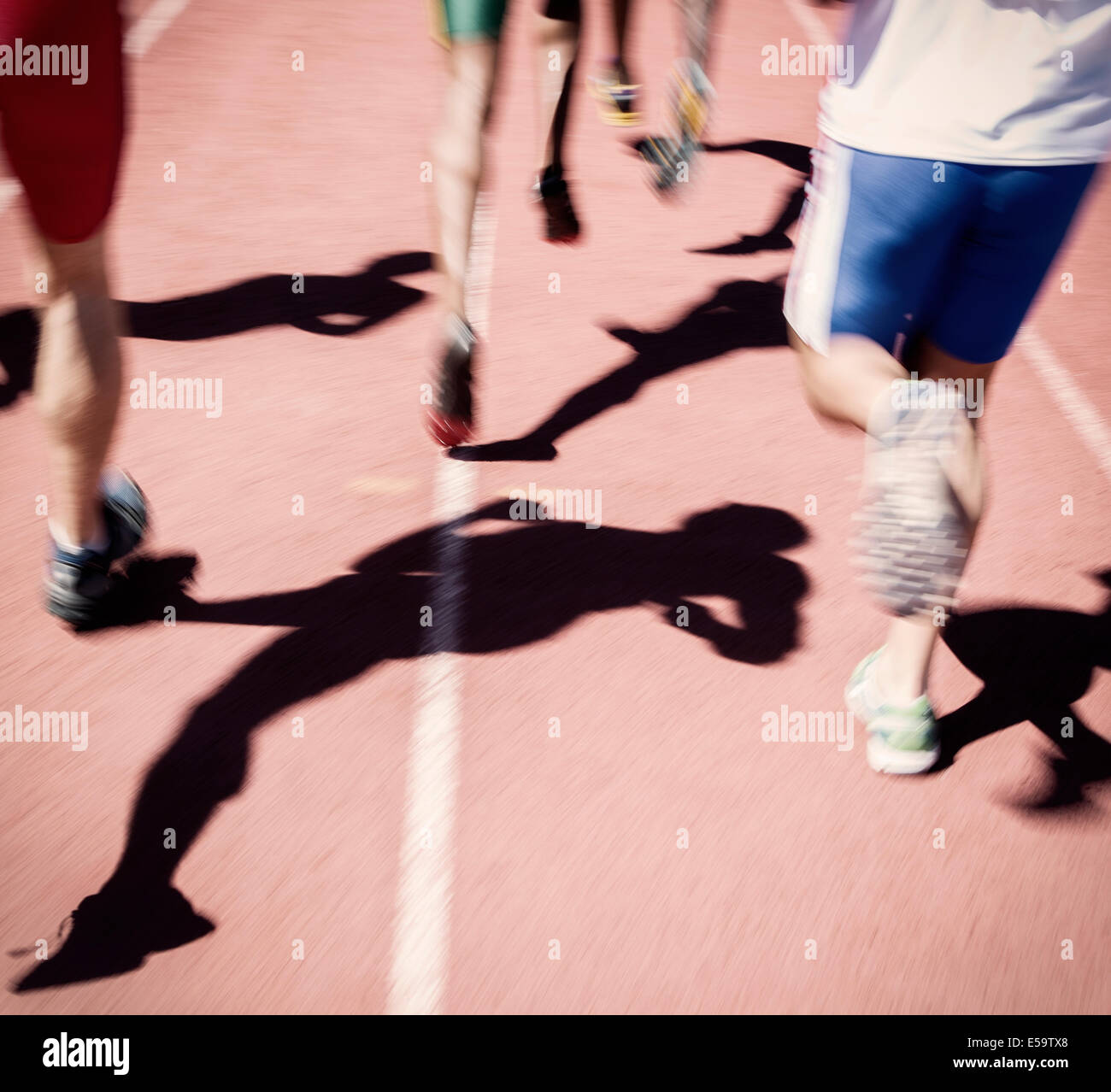 Accelerating runners hi-res stock photography and images - Alamy