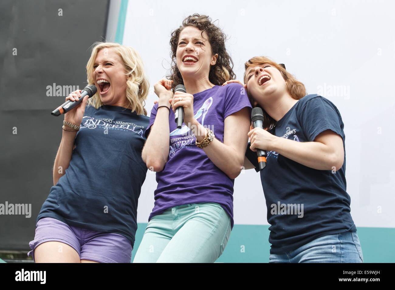 New York, NY, USA. 24th July, 2014. Stephanie Gibson, Paige Faure ...