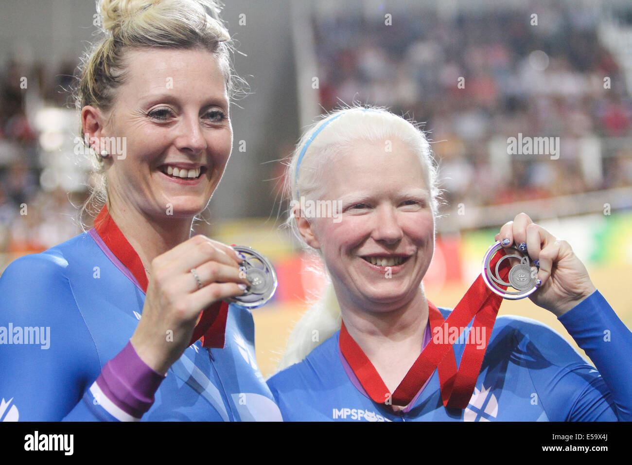 Glasgow, Scotland. 24th July, 2014. Glasgow Commonwealth Games from the ...