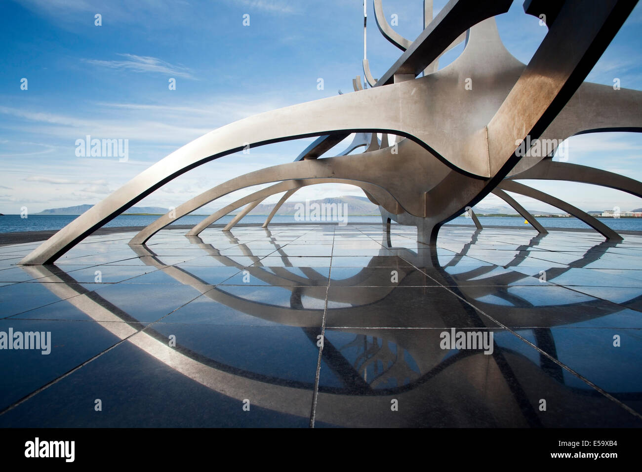 The Sun Voyager Sculpture - Reykjavik, Iceland Stock Photo - Alamy