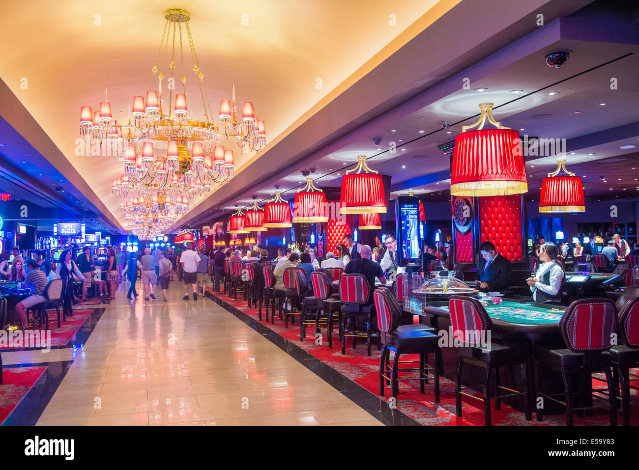 The Cromwell Hotel casino interior in Las Vegas Stock Photo - Alamy