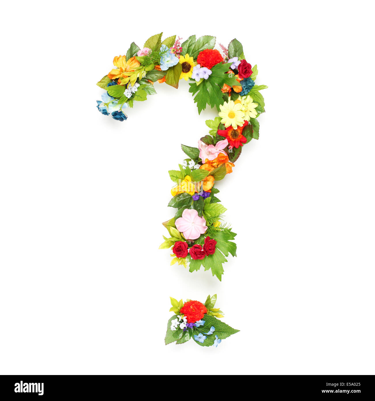 Question sign letter made Cut Out Stock Images & Pictures - Alamy
