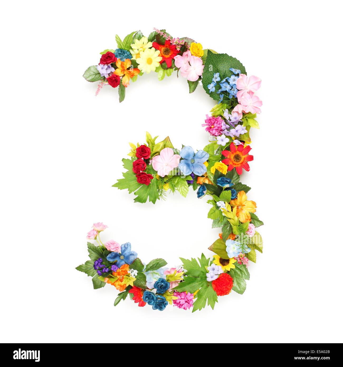 3 color flowers Cut Out Stock Images & Pictures - Alamy