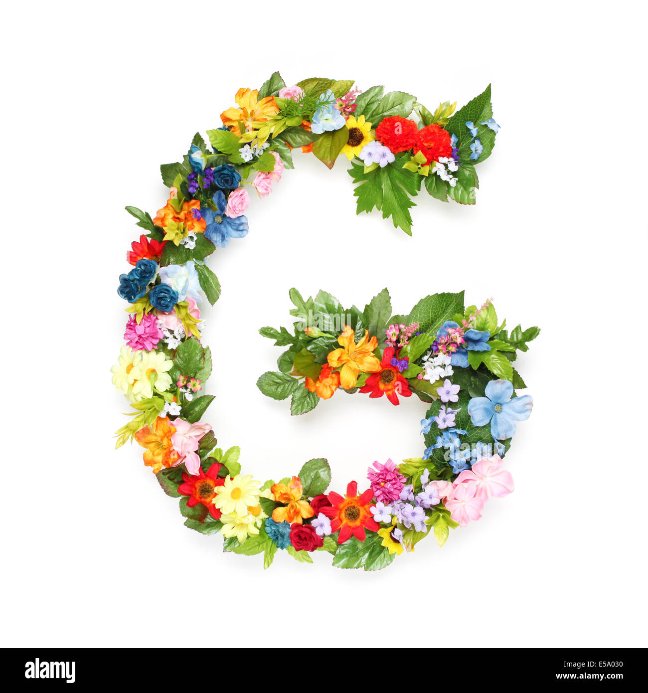 Letter g flowers hi-res stock photography and images - Alamy