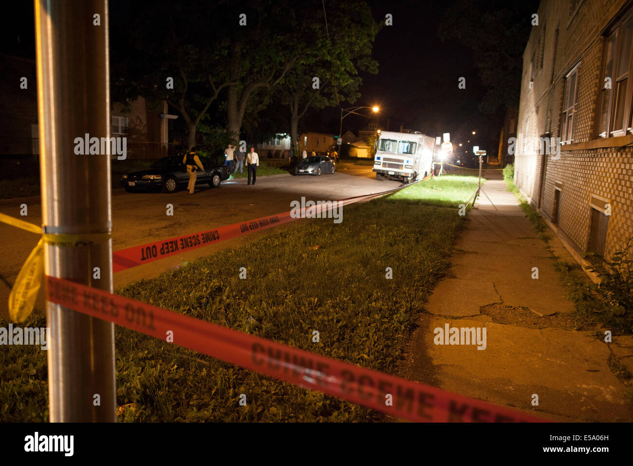 Chicago crime scene hi-res stock photography and images - Alamy
