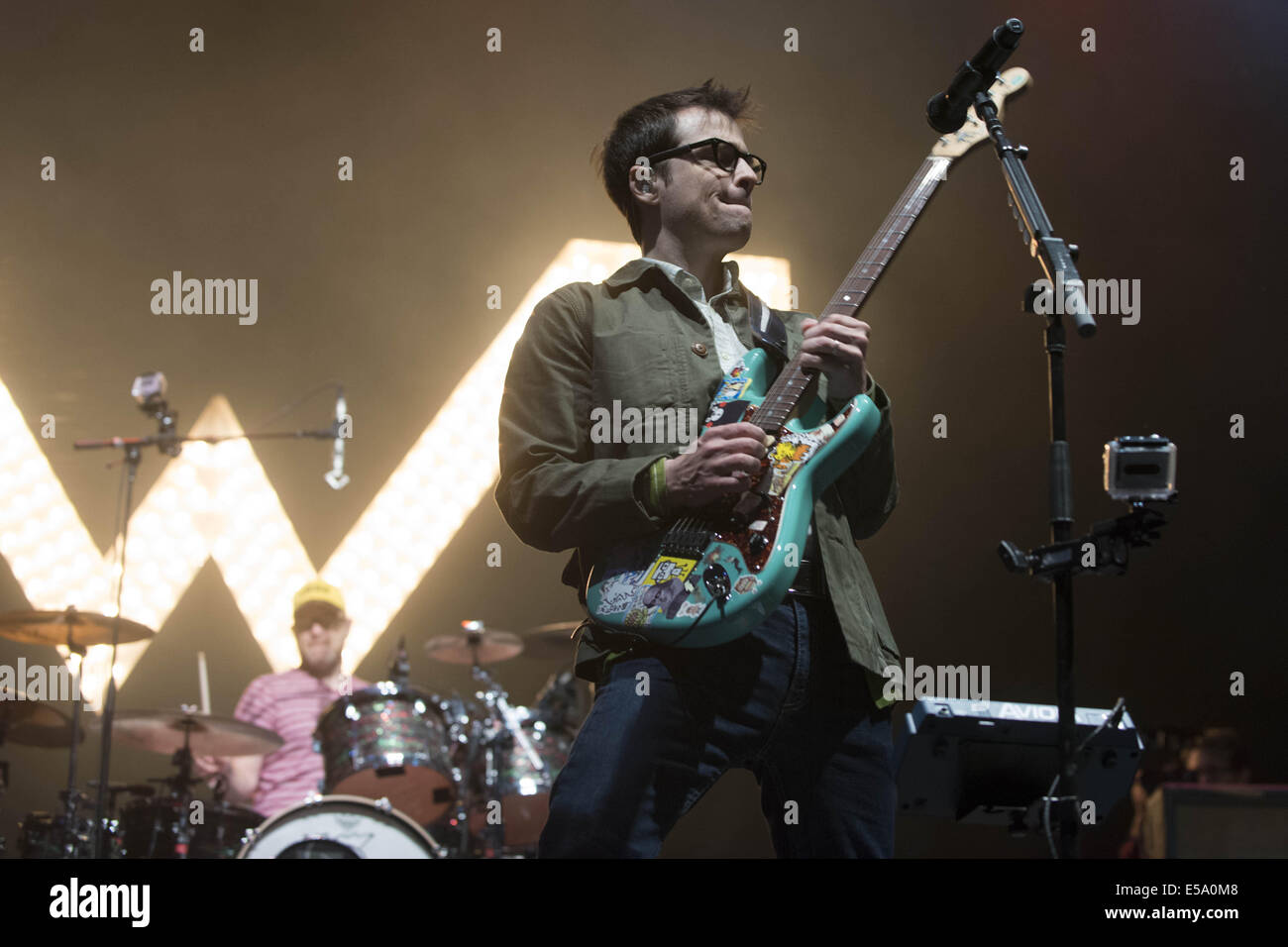 Weezer Lead Singer Rivers Cuomo High Resolution Stock Photography and ...