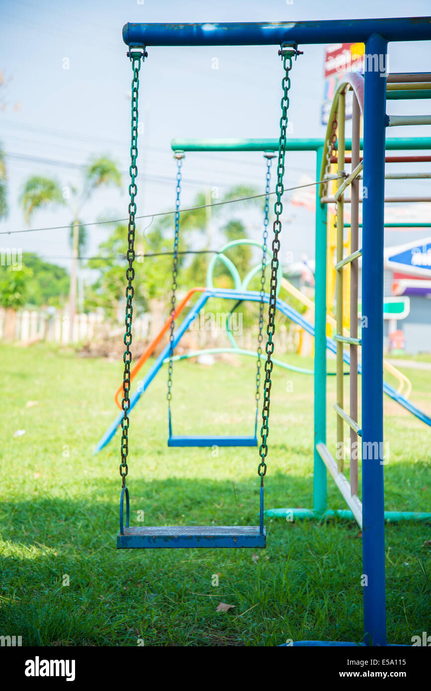 Playground family house hi-res stock photography and images - Alamy