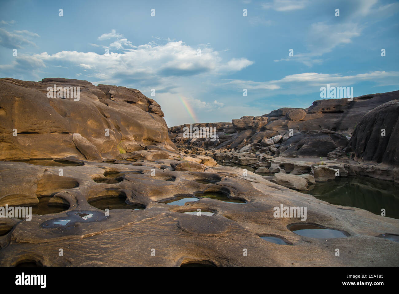 3000 bok ,Sam pan bok, Ubon-ratchathani, Grand Canyon of Thailand Stock ...