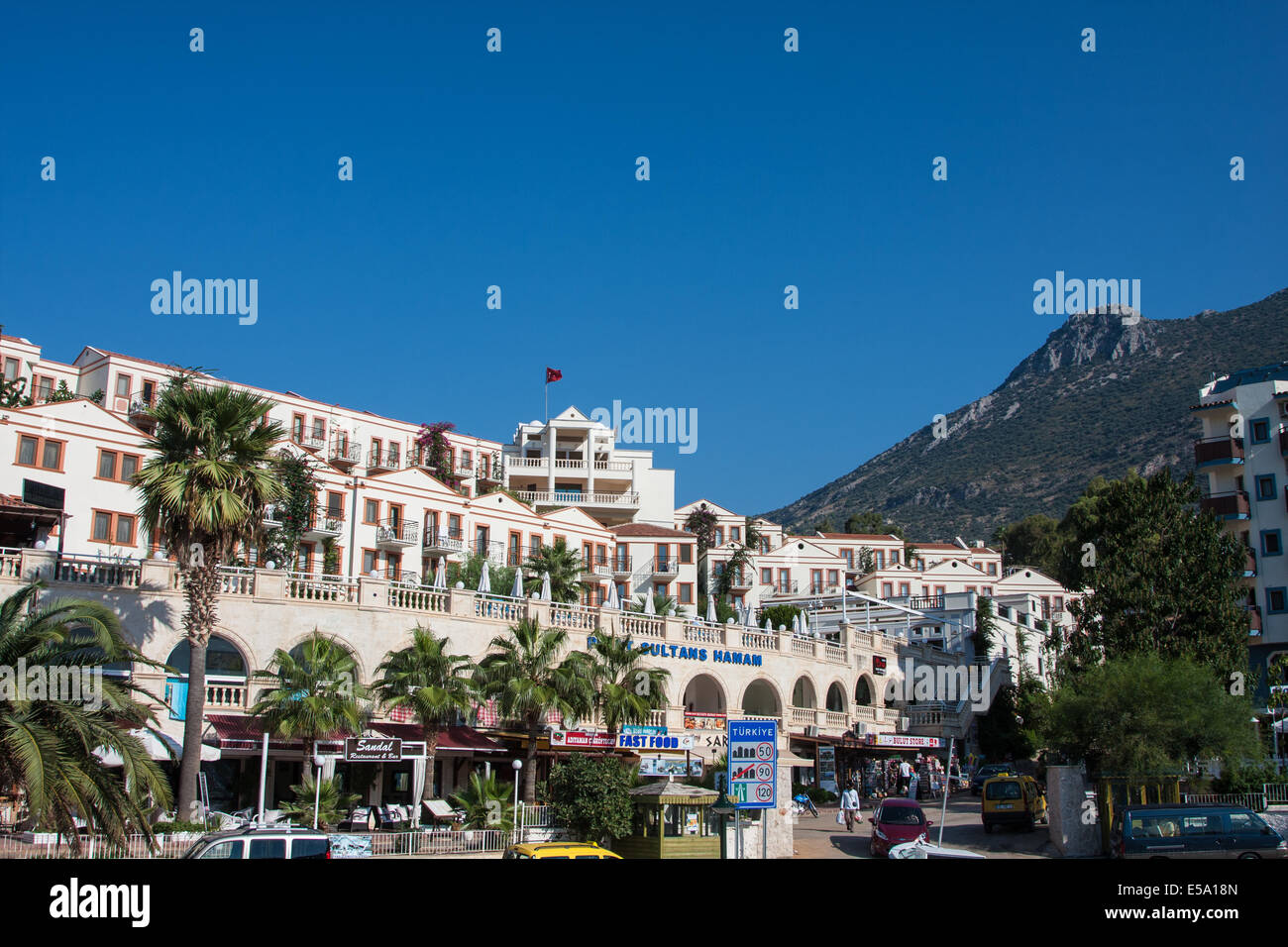 View of Kalkan, Turkey Stock Photo - Alamy