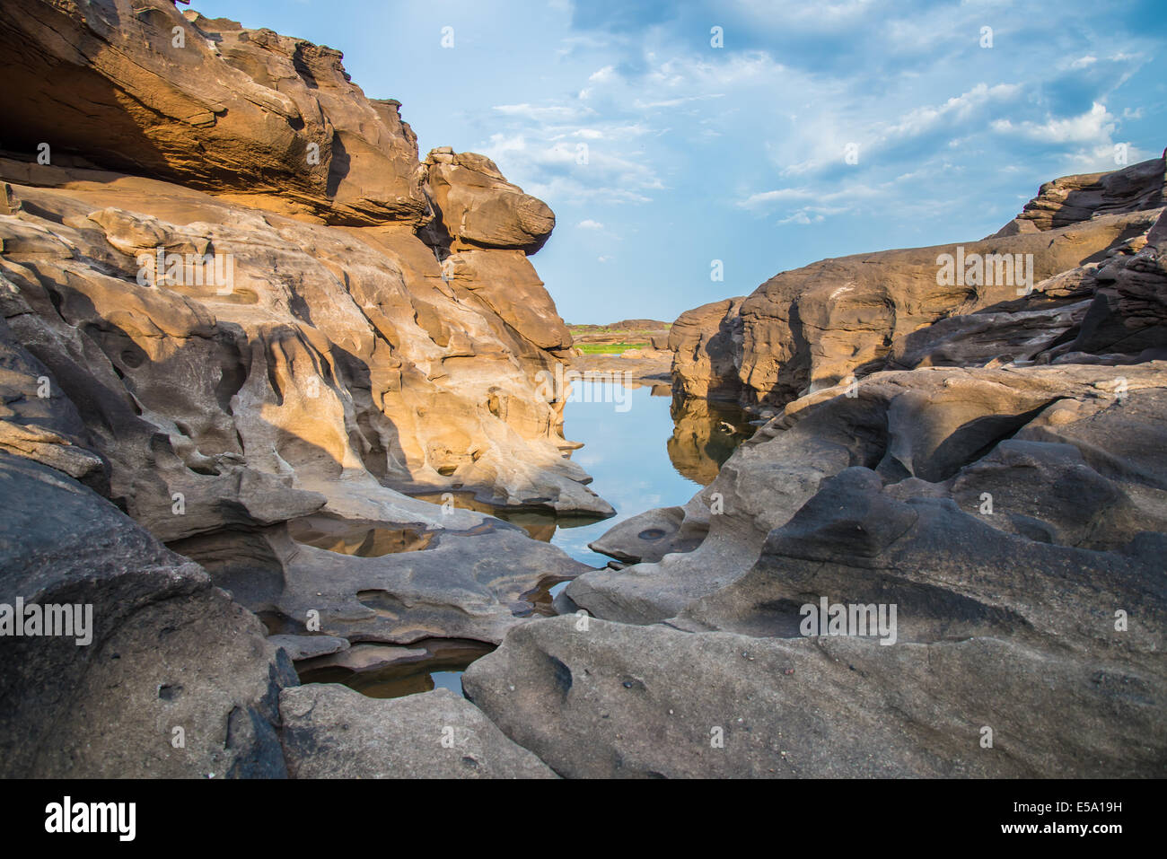 3000 bok ,Sam pan bok, Ubon-ratchathani, Grand Canyon of Thailand Stock ...