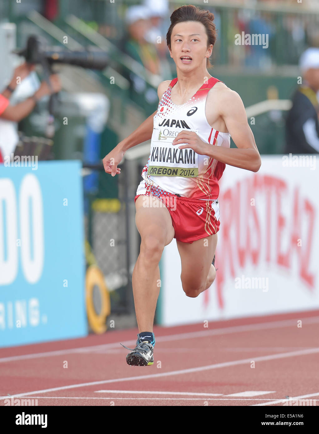 Eugene, Oregon, USA. 23rd July, 2014. Takuya Kawakami (JPN) Athletics : IAAF World Junior ...