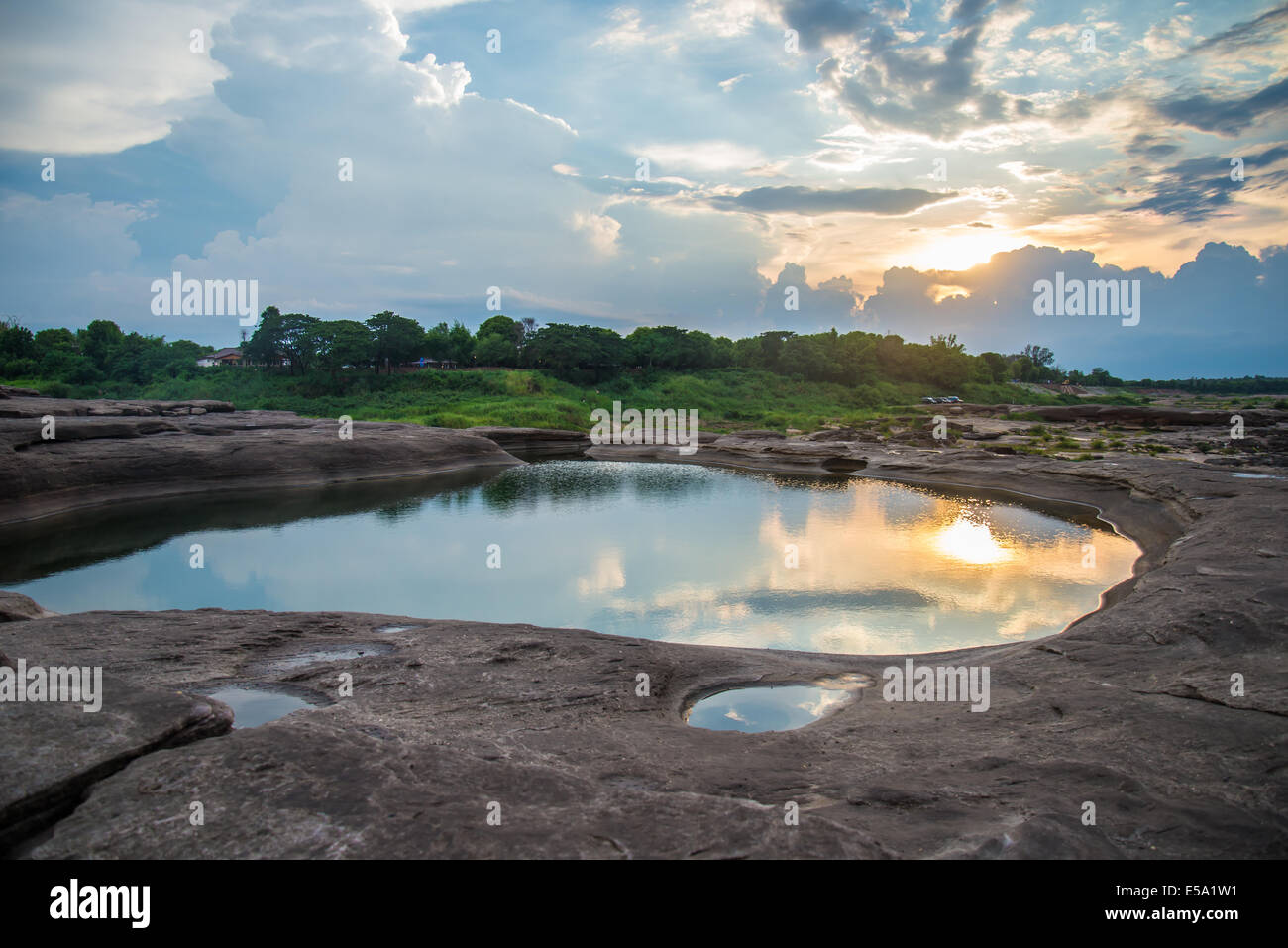 3000 bok ,Sam pan bok, Ubon-ratchathani, Grand Canyon of Thailand Stock ...
