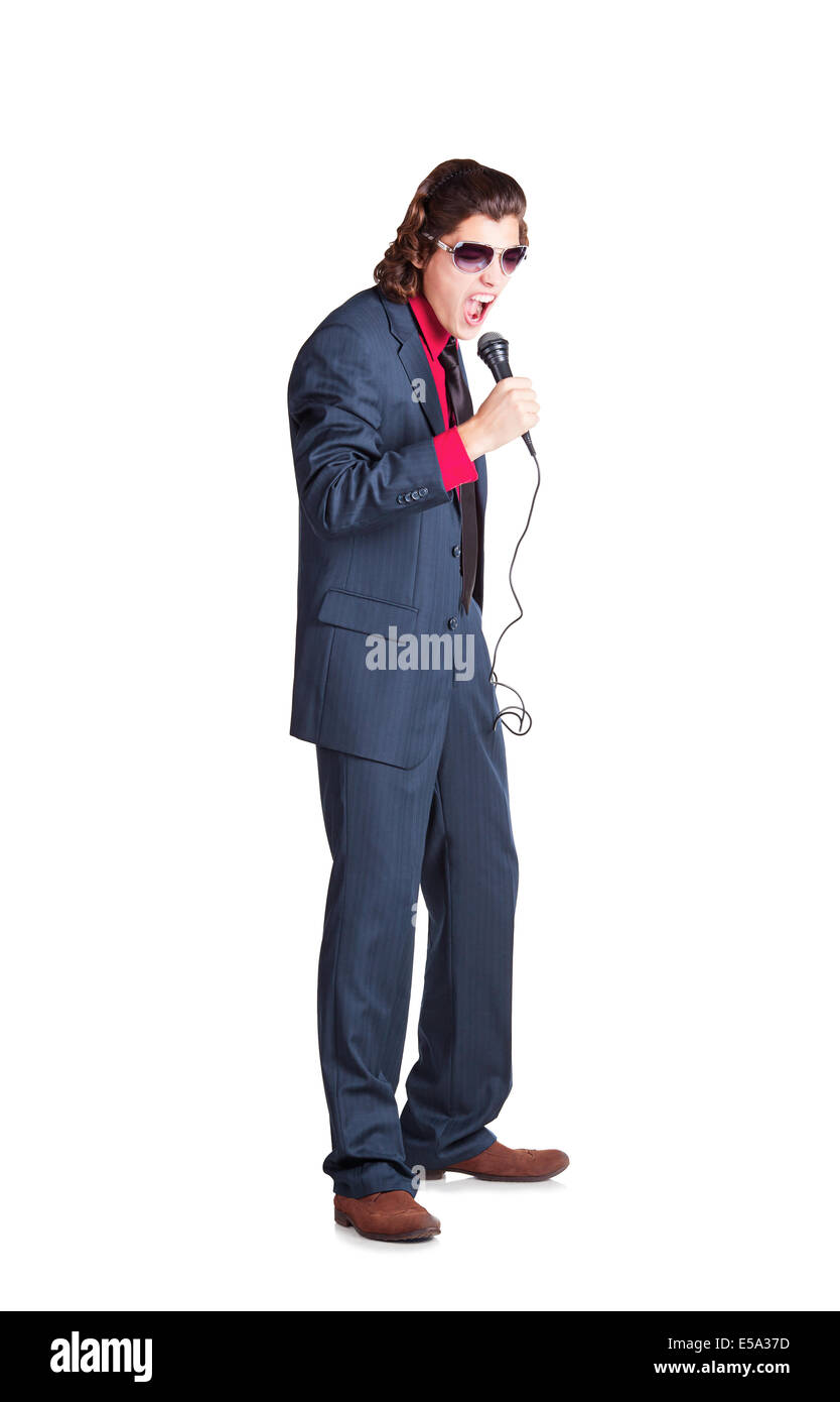 Well dressed singer Cut Out Stock Images & Pictures - Alamy