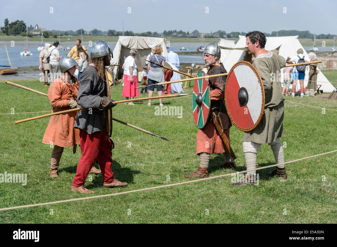 Saxon re enactment hi-res stock photography and images - Alamy