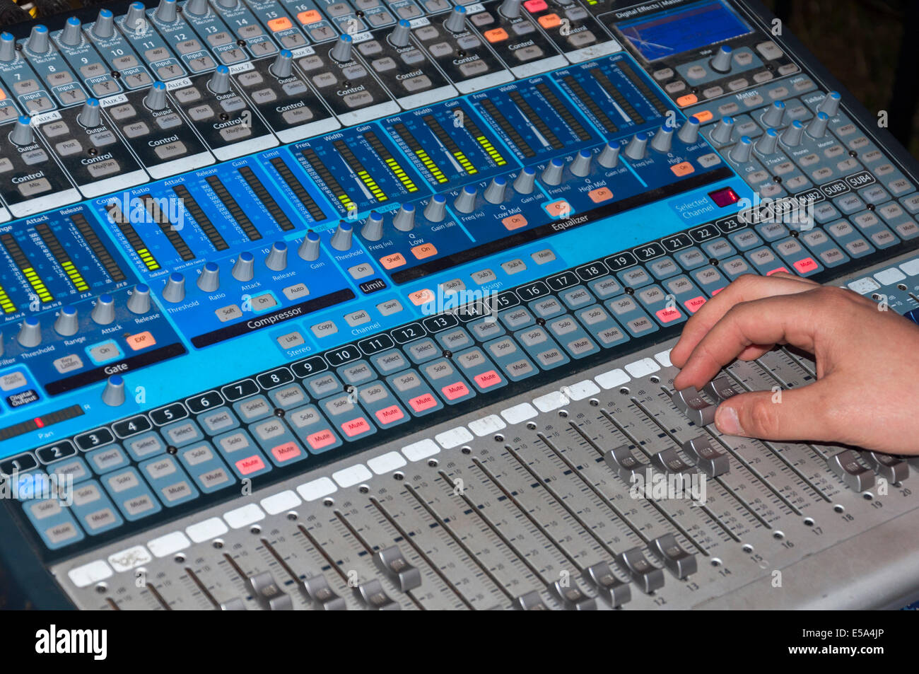 Mixing desk Stock Photo: 72137934 - Alamy