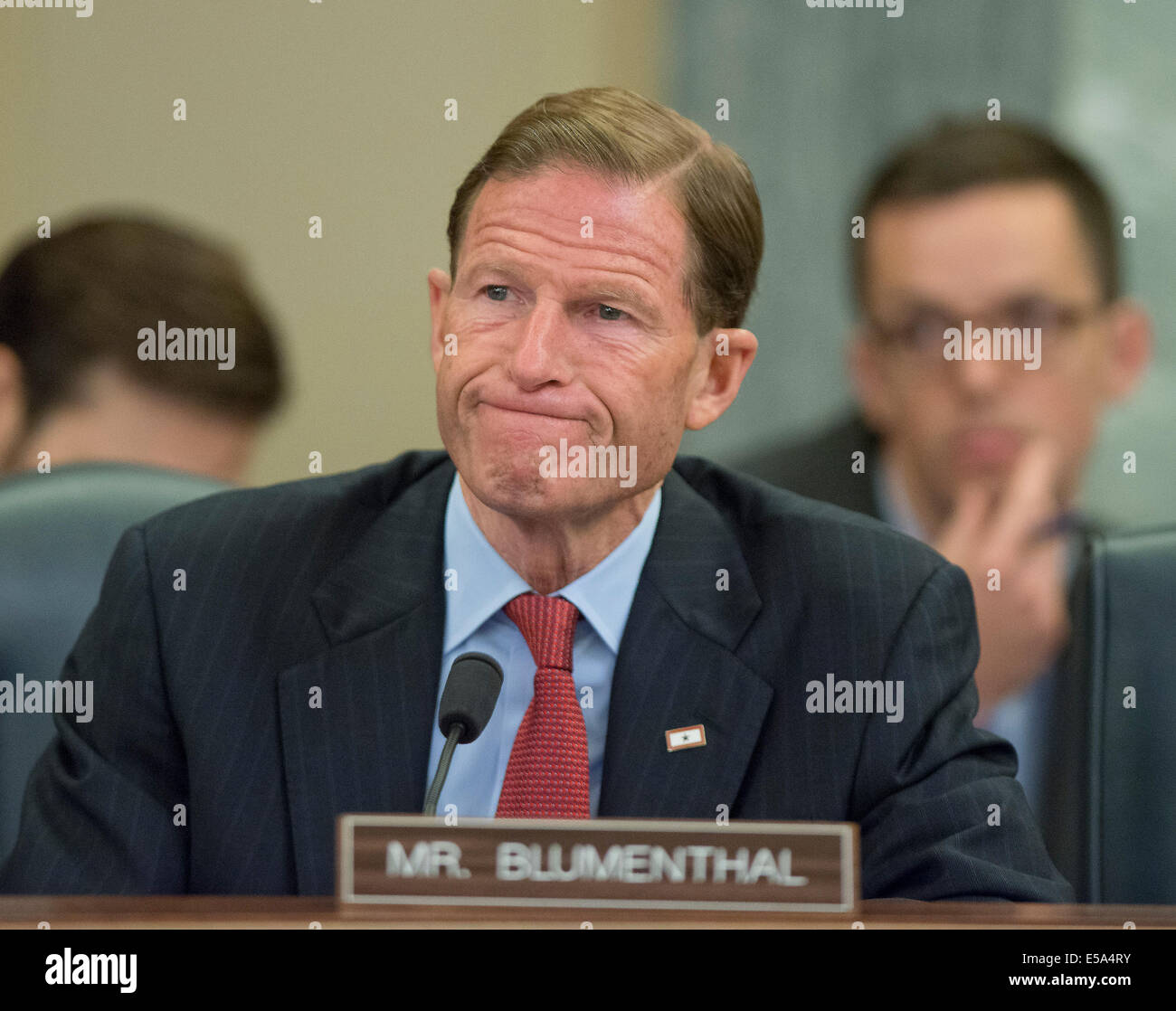 United States Senator Richard Blumenthal (Democrat of Connecticut ...