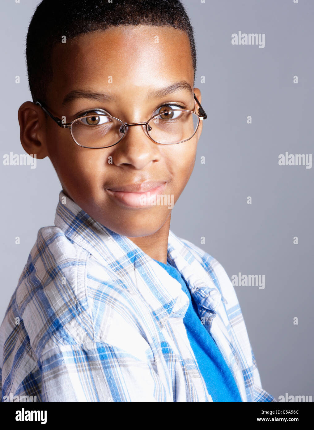 Mixed race boy smiling Stock Photo - Alamy