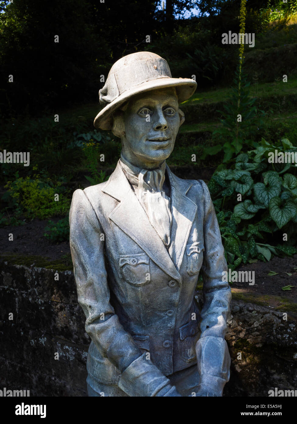 Sculpture of Lady Downe at the Danby Moors Centre which has an audio ...