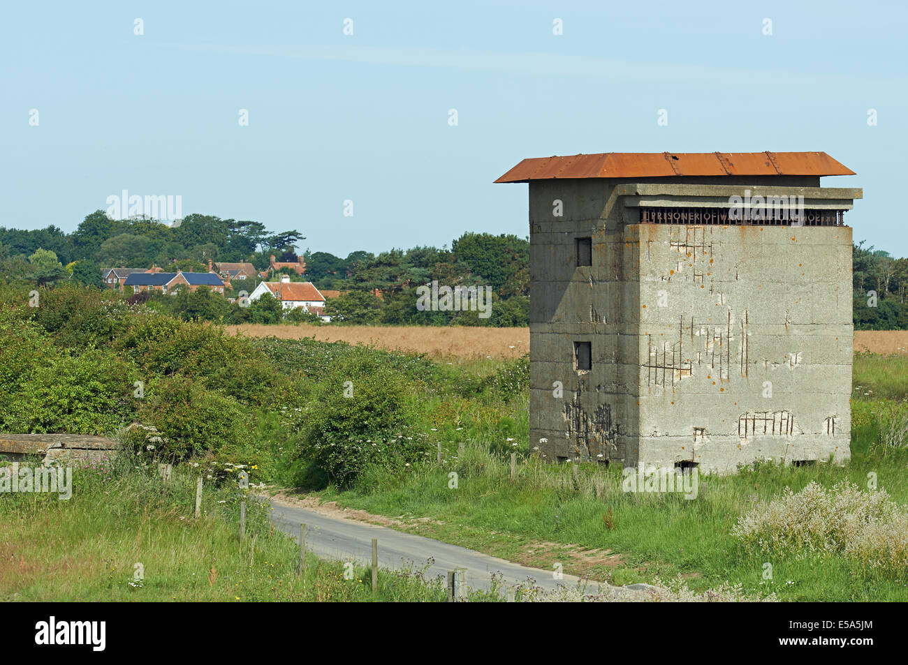 World war two lookout tower hi-res stock photography and images - Alamy