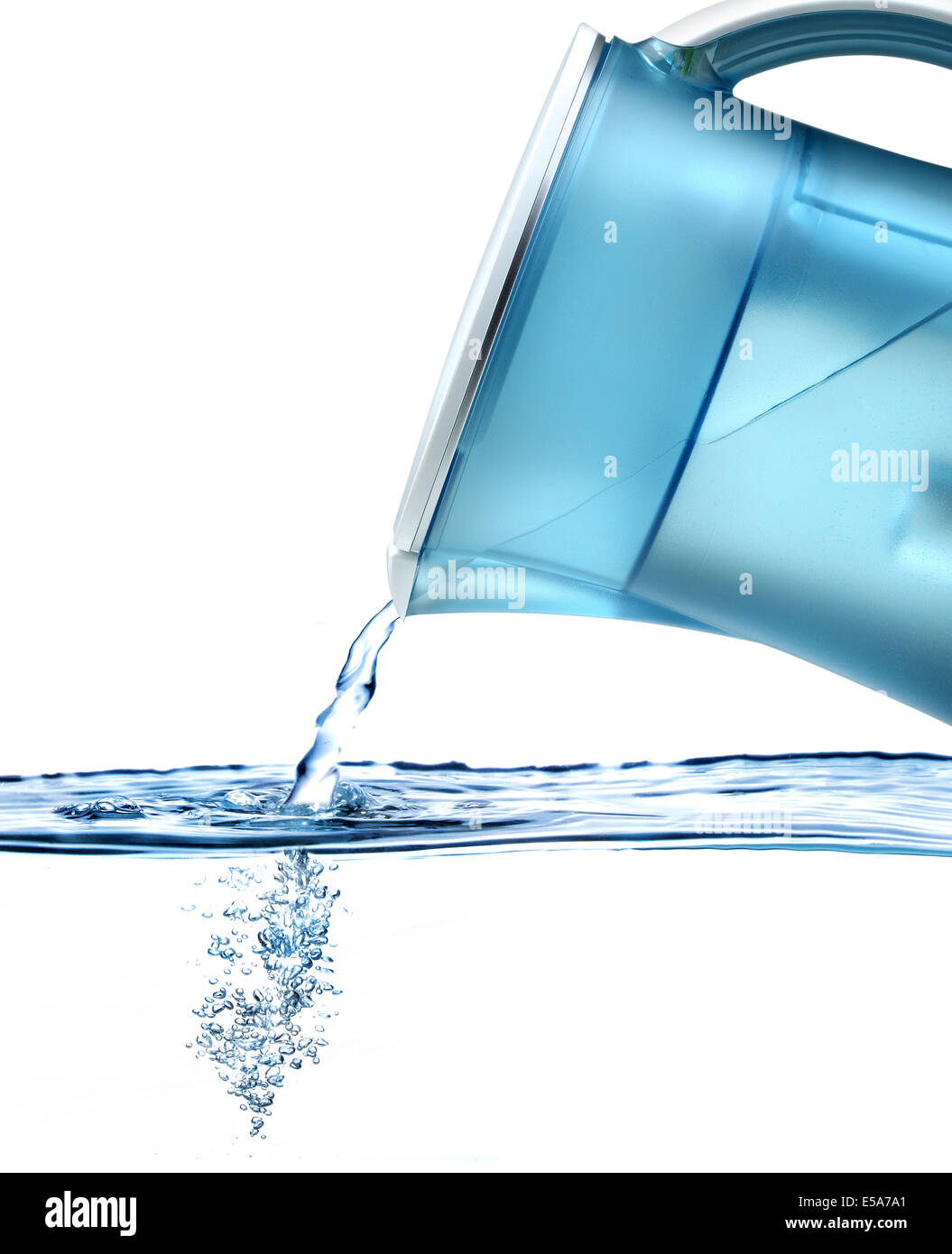 Pitcher pouring water Stock Photo - Alamy