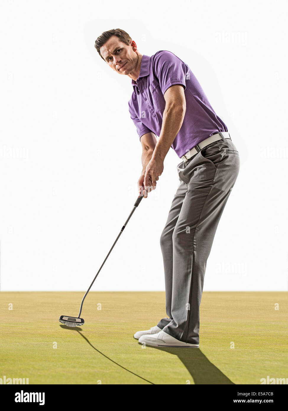 Golf club swinging playing golf hi-res stock photography and images - Alamy