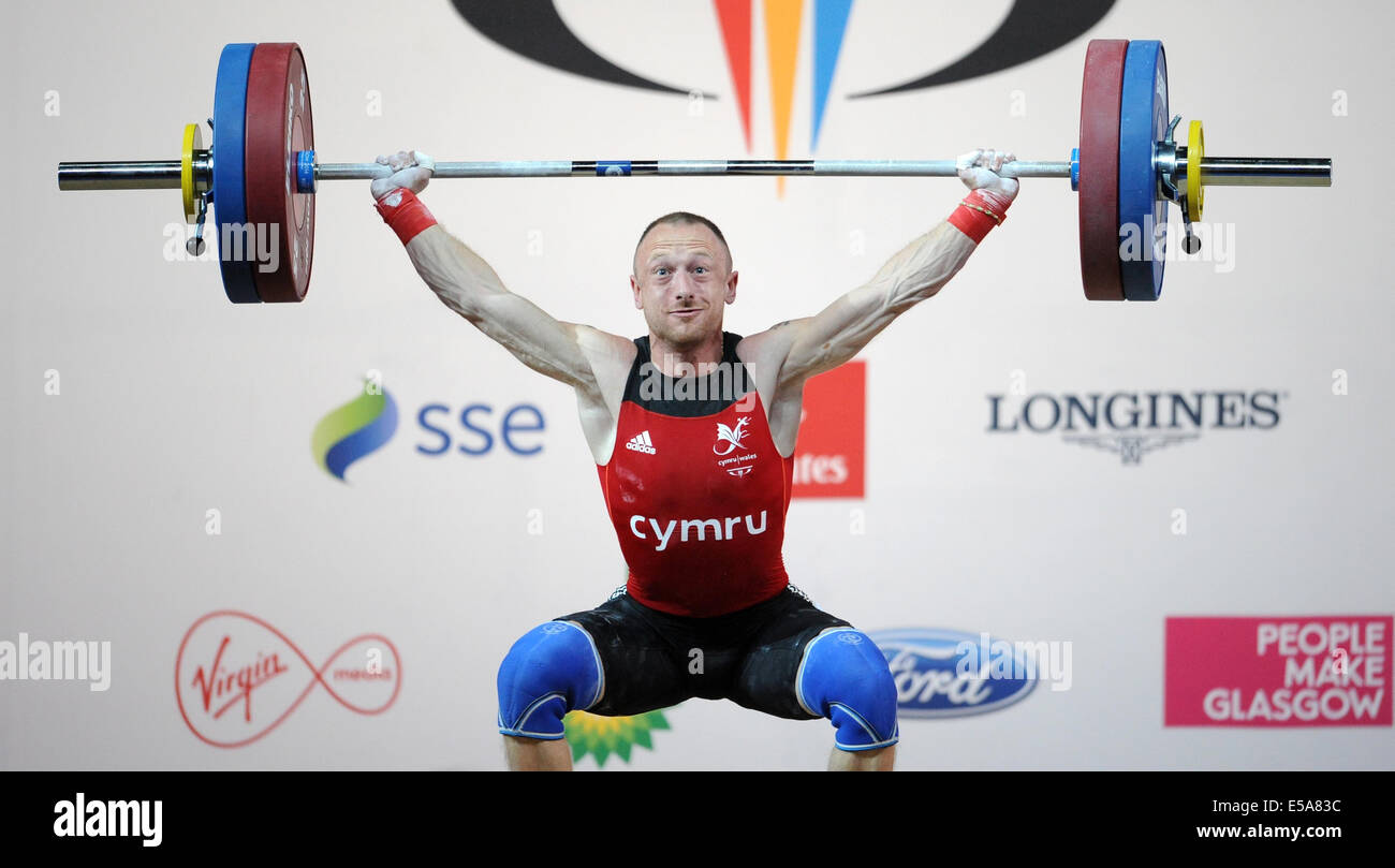 GARETH EVANS WALES SECC GLASGOW SCOTLAND 25 July 2014 Stock Photo - Alamy