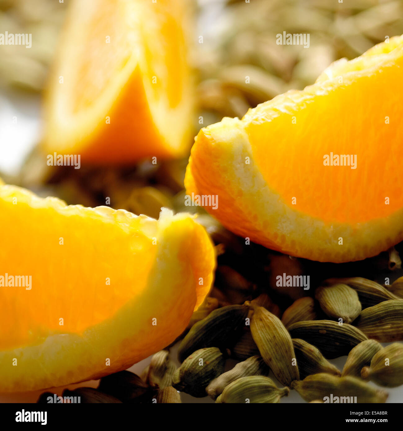 Orange & Cardamom Stock Photo - Alamy