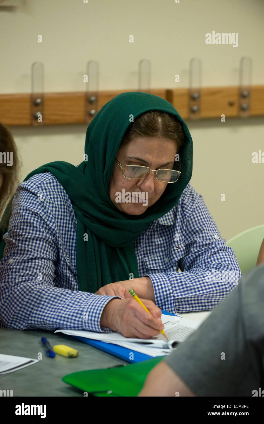 Adult classroom language hi-res stock photography and images - Alamy