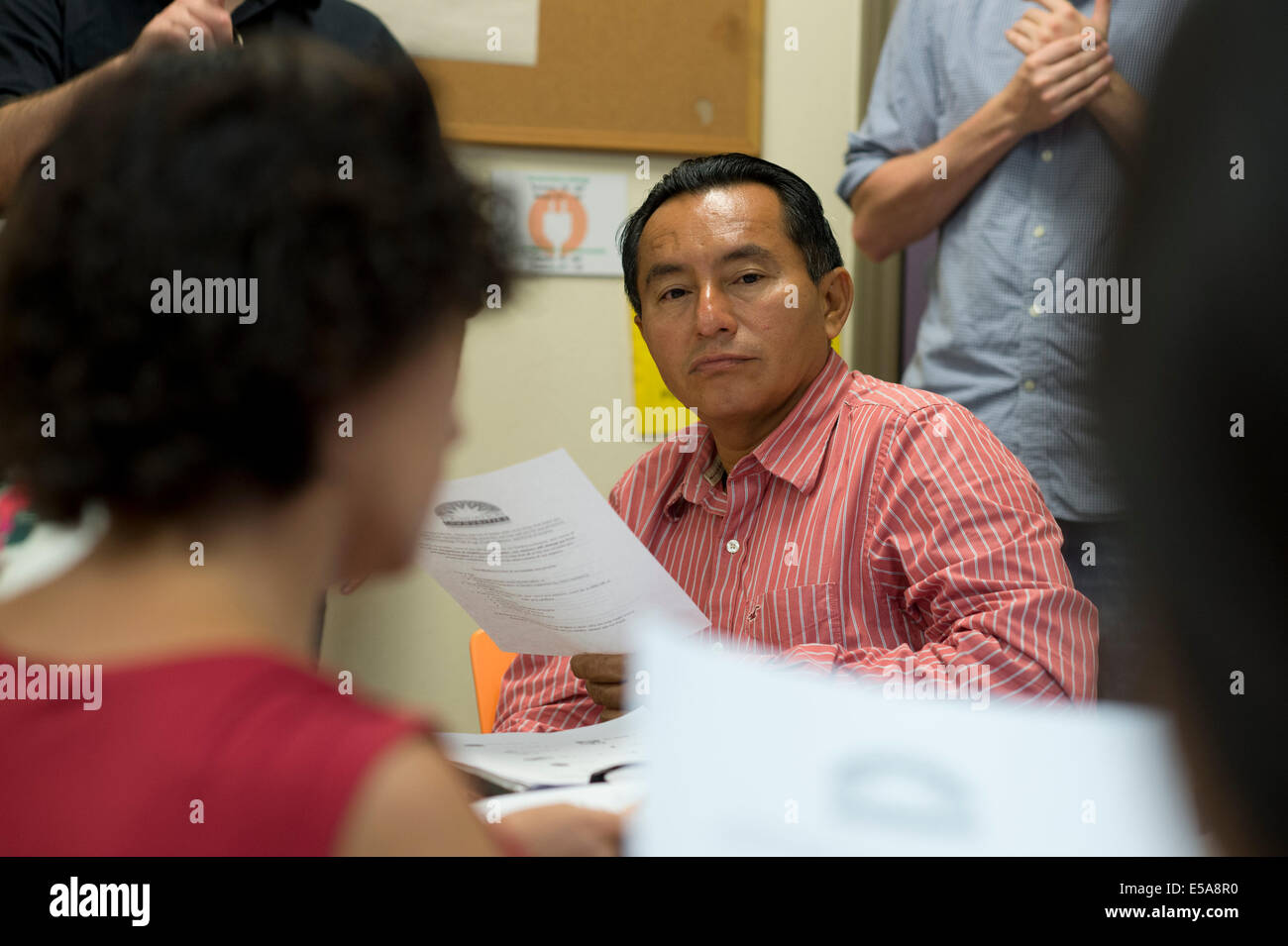 Adult students class esl hi-res stock photography and images - Alamy