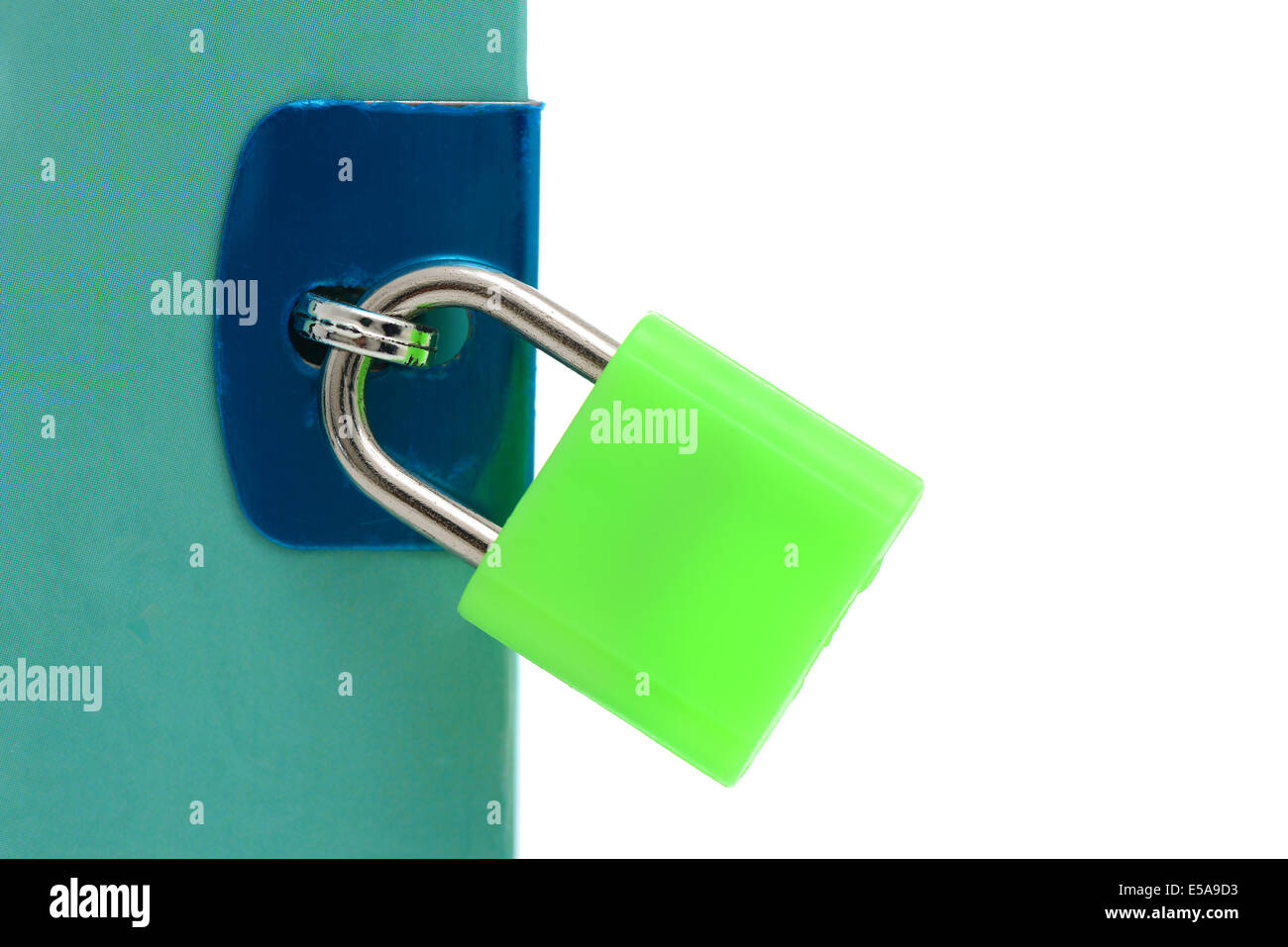 Locked green box Stock Photo - Alamy